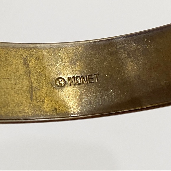 Monet | Jewelry | Vintage Monet Goldtone Bangle | Poshmark